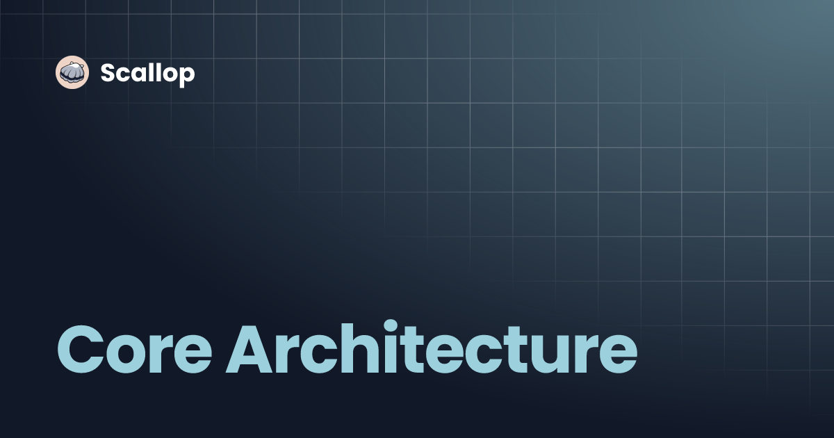 Core Architecture | Scallop